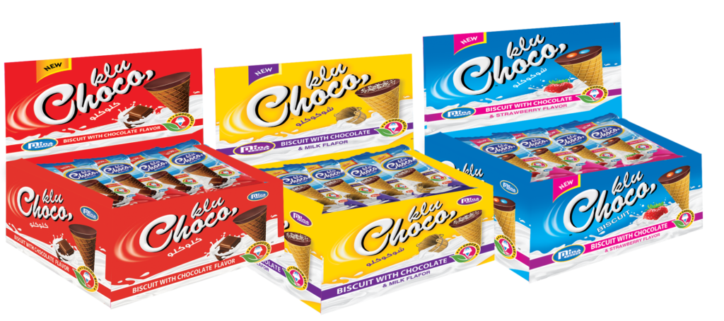 Choco klu Chocolate Biscuit – شركة مينا فودز للصناعات الغذائية ش. م. م.
